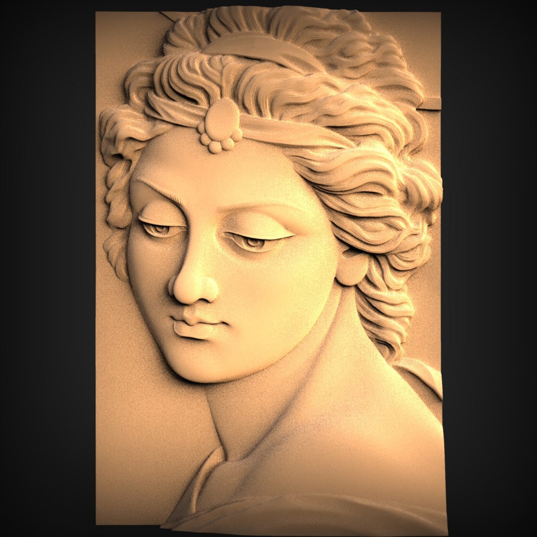 Aphrodite 3D STL Model, CNC Router Engraver, Artcam, Aspire, CNC Files ...