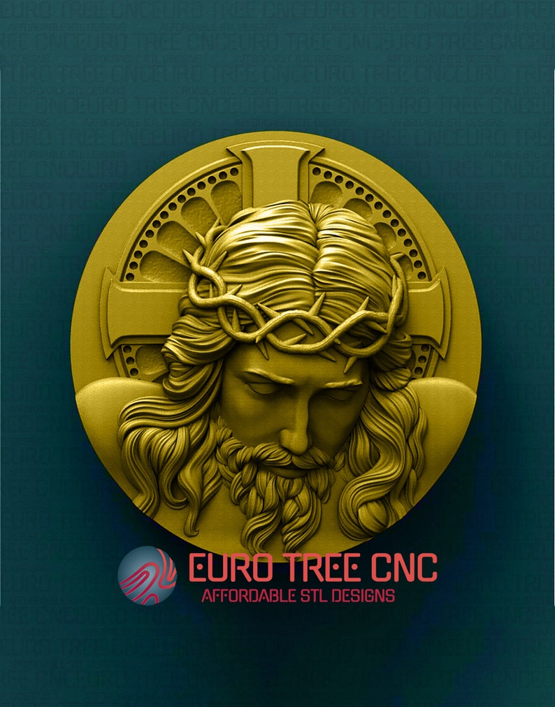 Jesus Christ Crucifixion 3D STL Model, CNC Router Engraver, Artcam ...