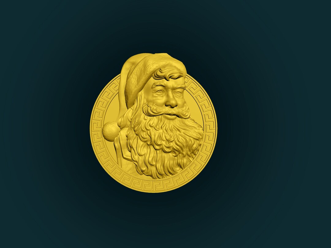Santa Claus 3D STL Model: CNC Router Engraver File - Etsy