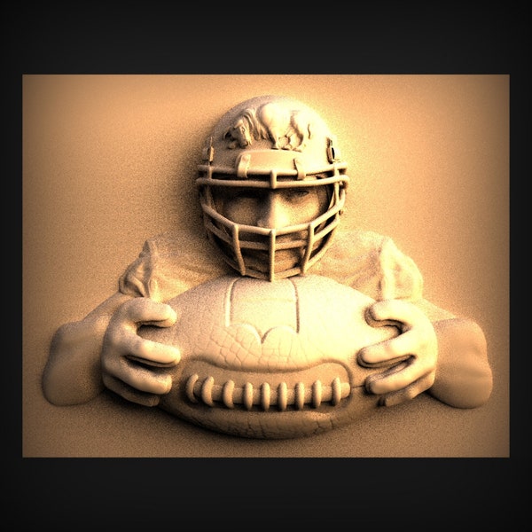 Cnc Football File - Etsy