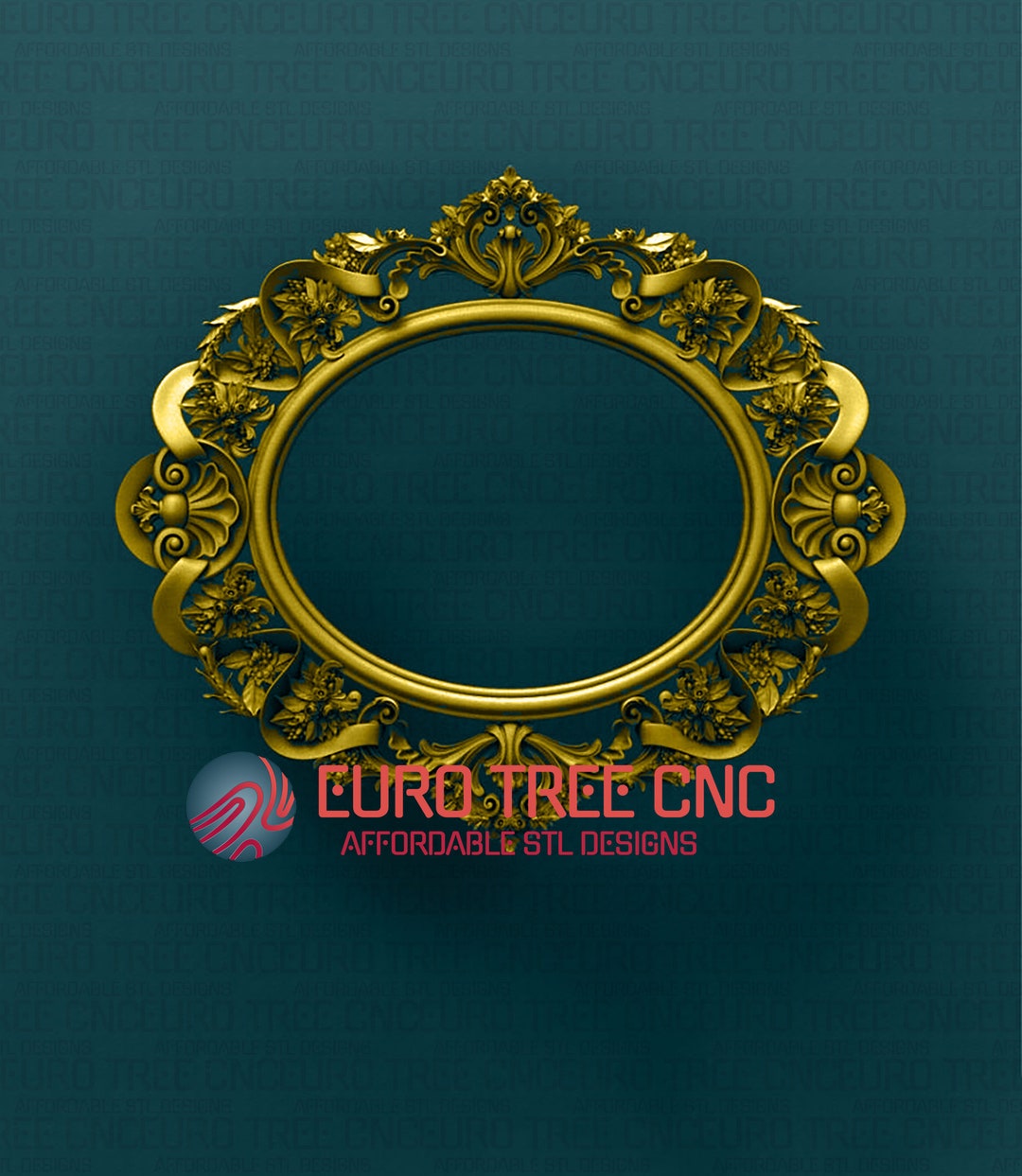 Vintage Frame 3D STL Model: CNC Router Engraver File - Etsy