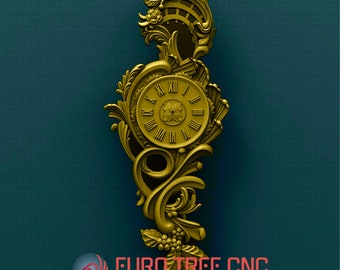 Clocks, 3D STL Model, CNC Router Engraver, Artcam, Aspire, CNC Files ...