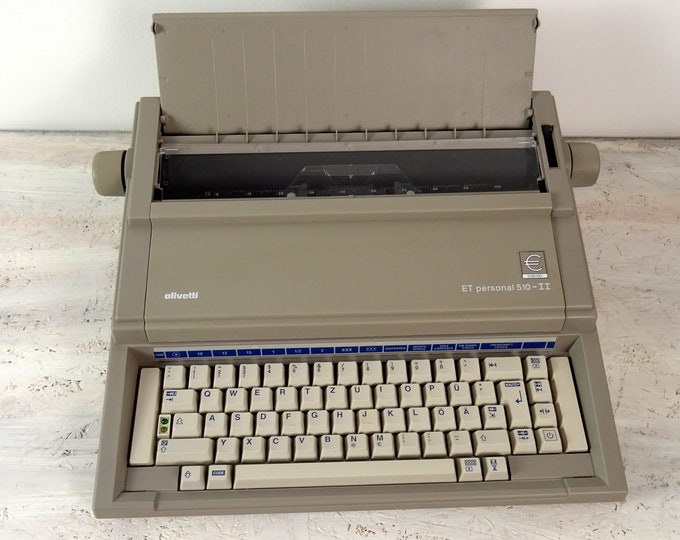 Vintage Typewriter OLIVETTI ET Personal 510 II Electric - Etsy