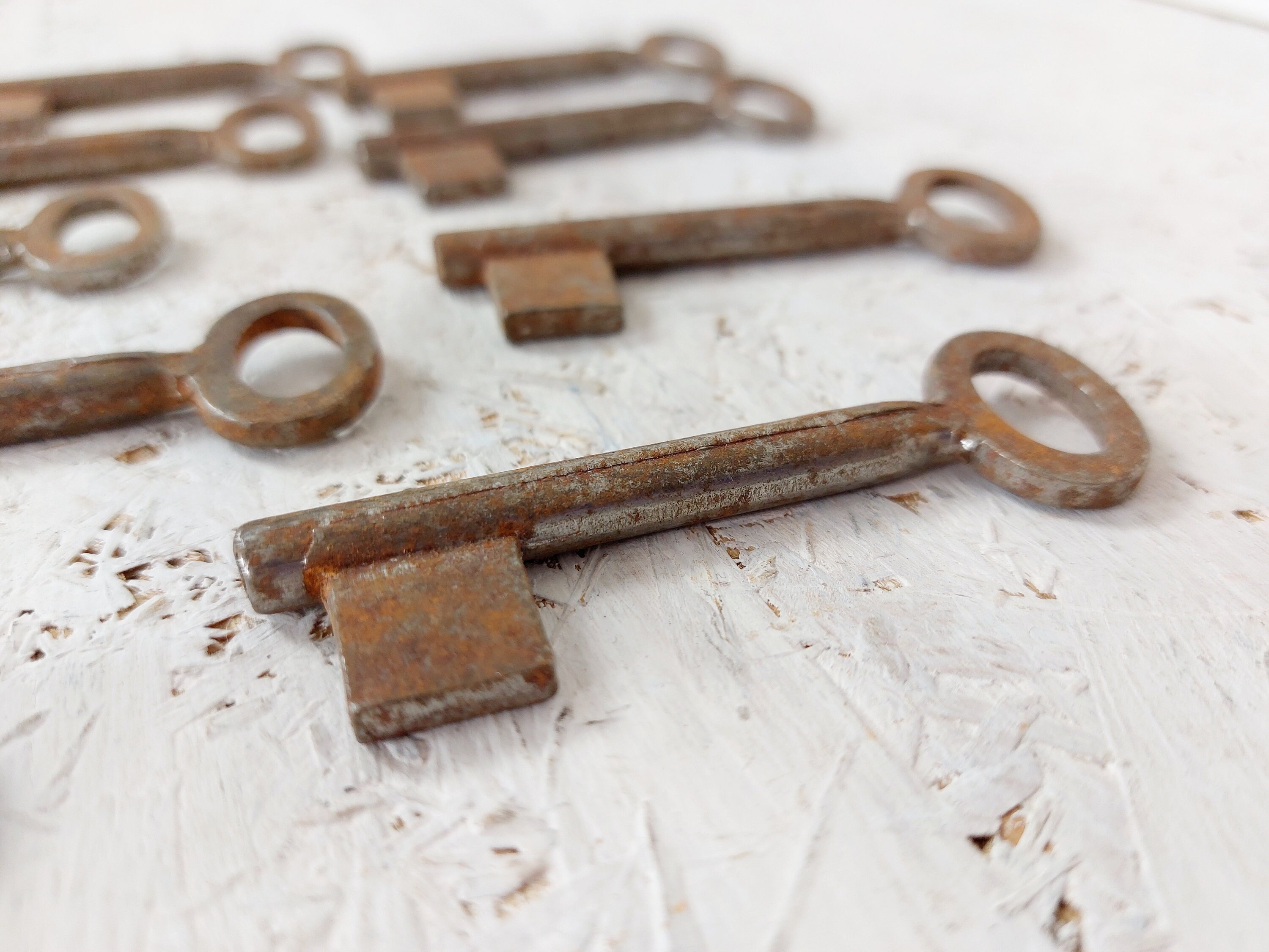 Old Key Set Antique Keys 1960 Vintage Keys Set of 4 Rustic Keys Vintage ...