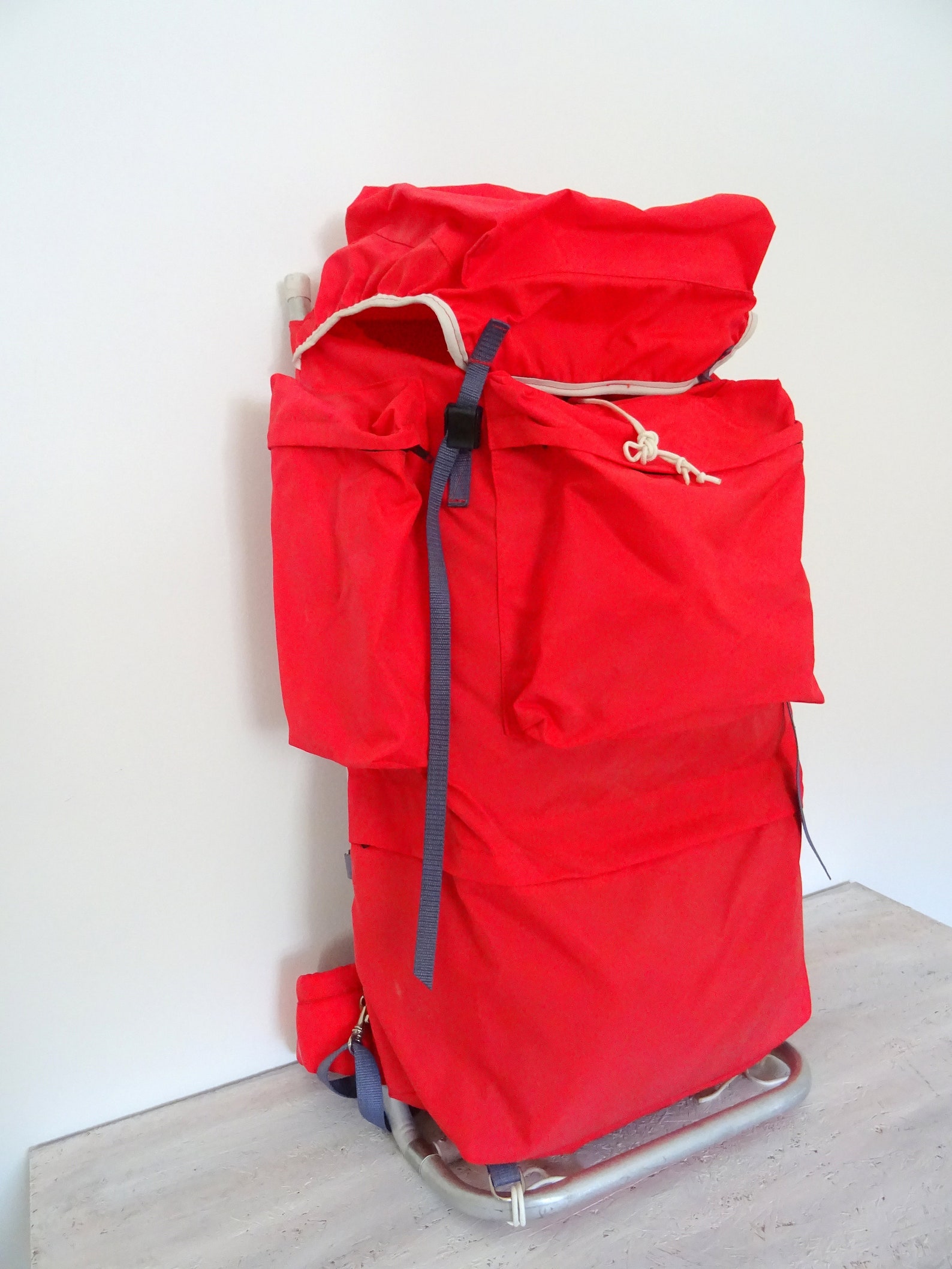 Vintage Rucksack 70s large antique nylon hiking backpack | Etsy