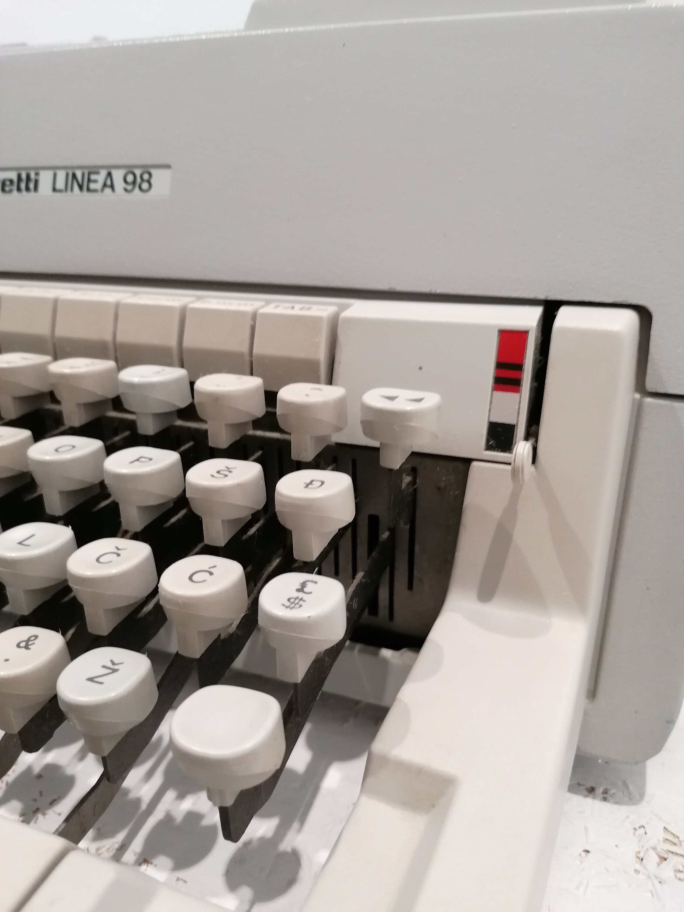 Vintage Typewriter Olivetti LINEA 98 Manual Typewriter - Etsy