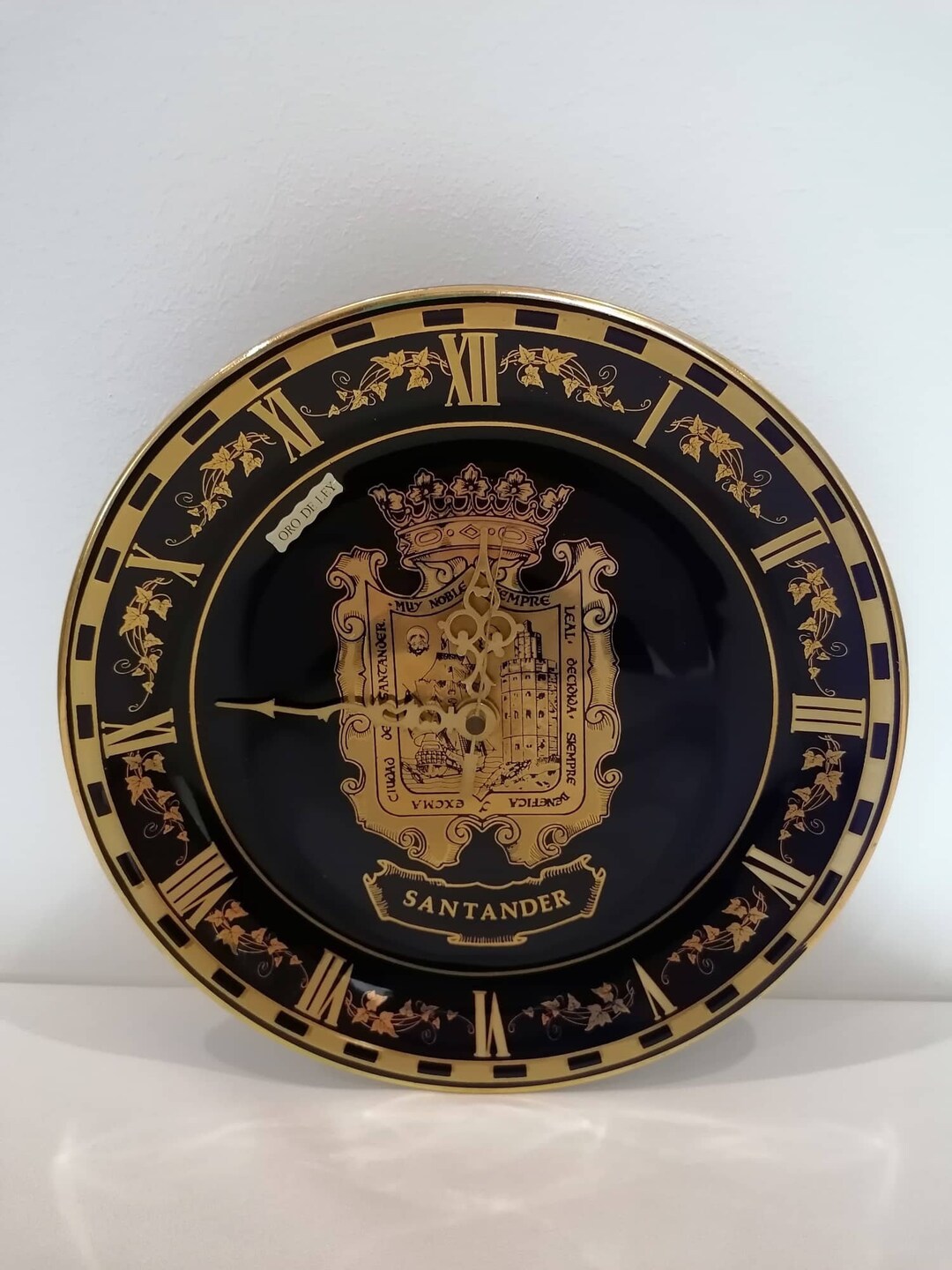 Vintage Wall Clock Santander Oro De Ley - Etsy