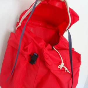 Vintage Rucksack 70s large antique nylon hiking backpack | Etsy