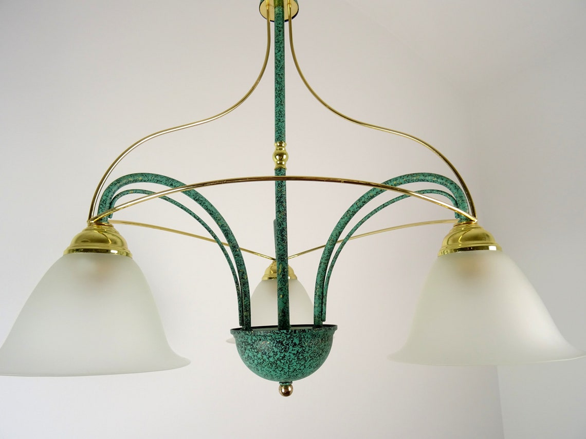 Vintage Green Pendant Light Retro Hanging Lighting - Etsy