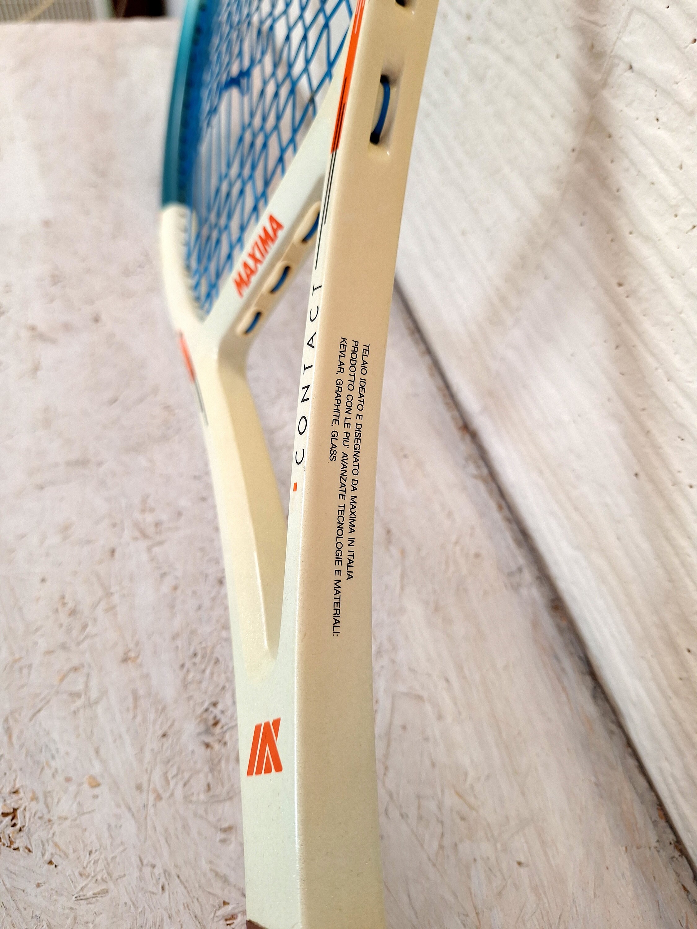 Vintage Tennis Racket Maxima Contact Retro Wooden Sports - Etsy