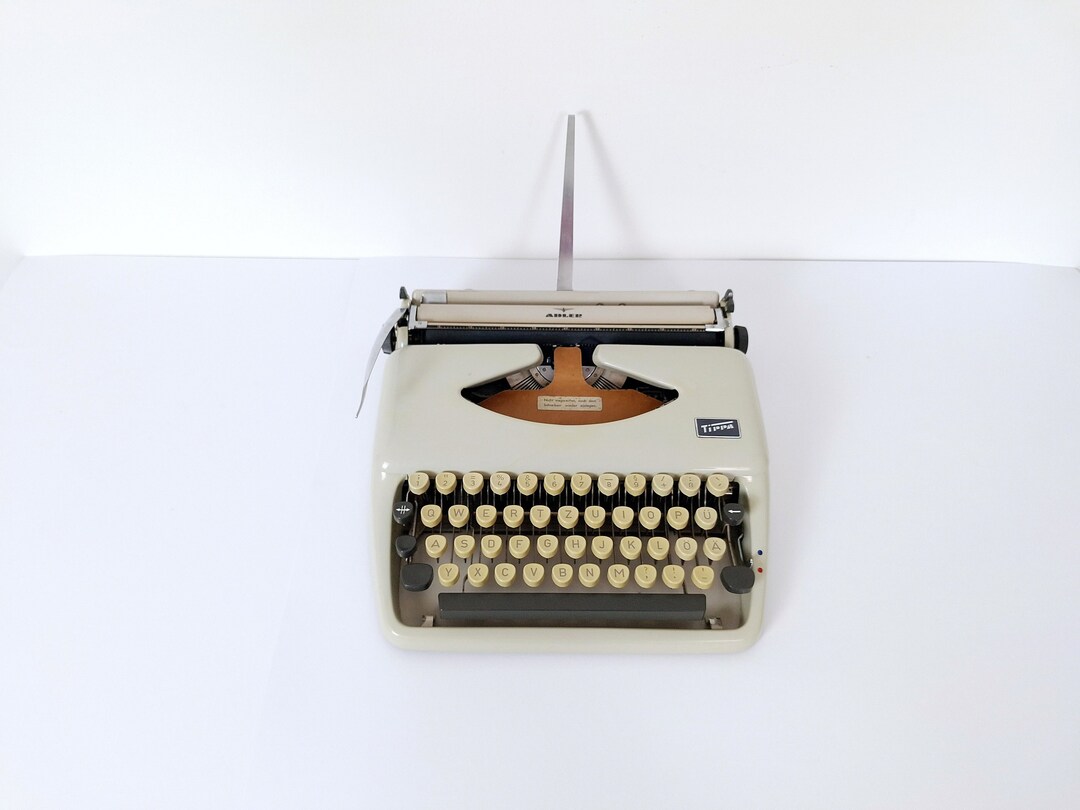 Vintage Typewriter Adler Tippa, Portable Typewriter With Case ...
