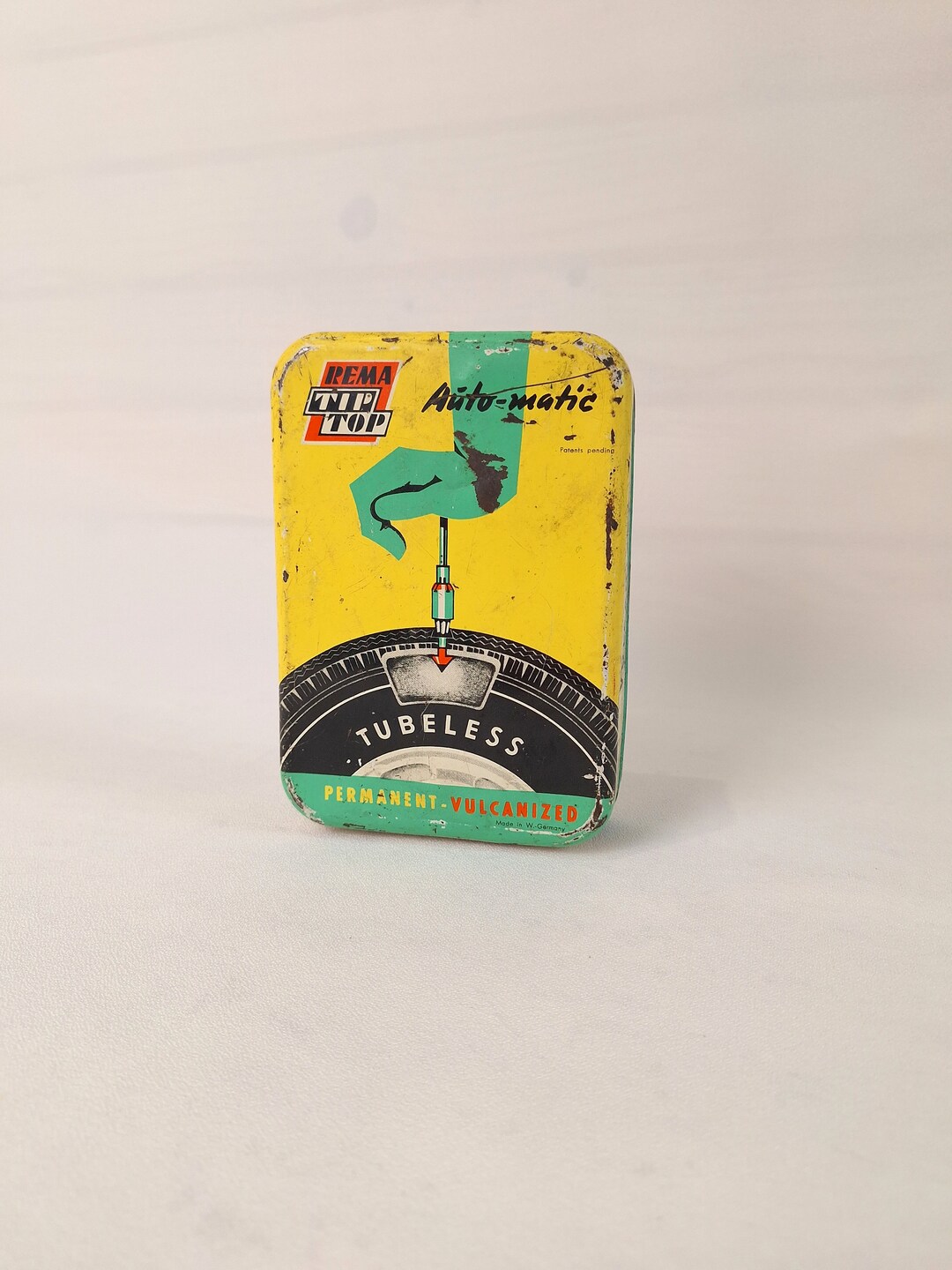 Vintage REMA TIP TOP Auto-matic Tubeless Permanent Vulcanized Repair ...