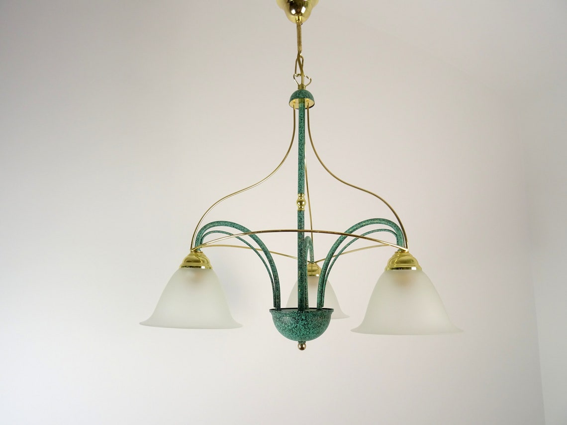 Vintage Green Pendant Light Retro Hanging Lighting - Etsy