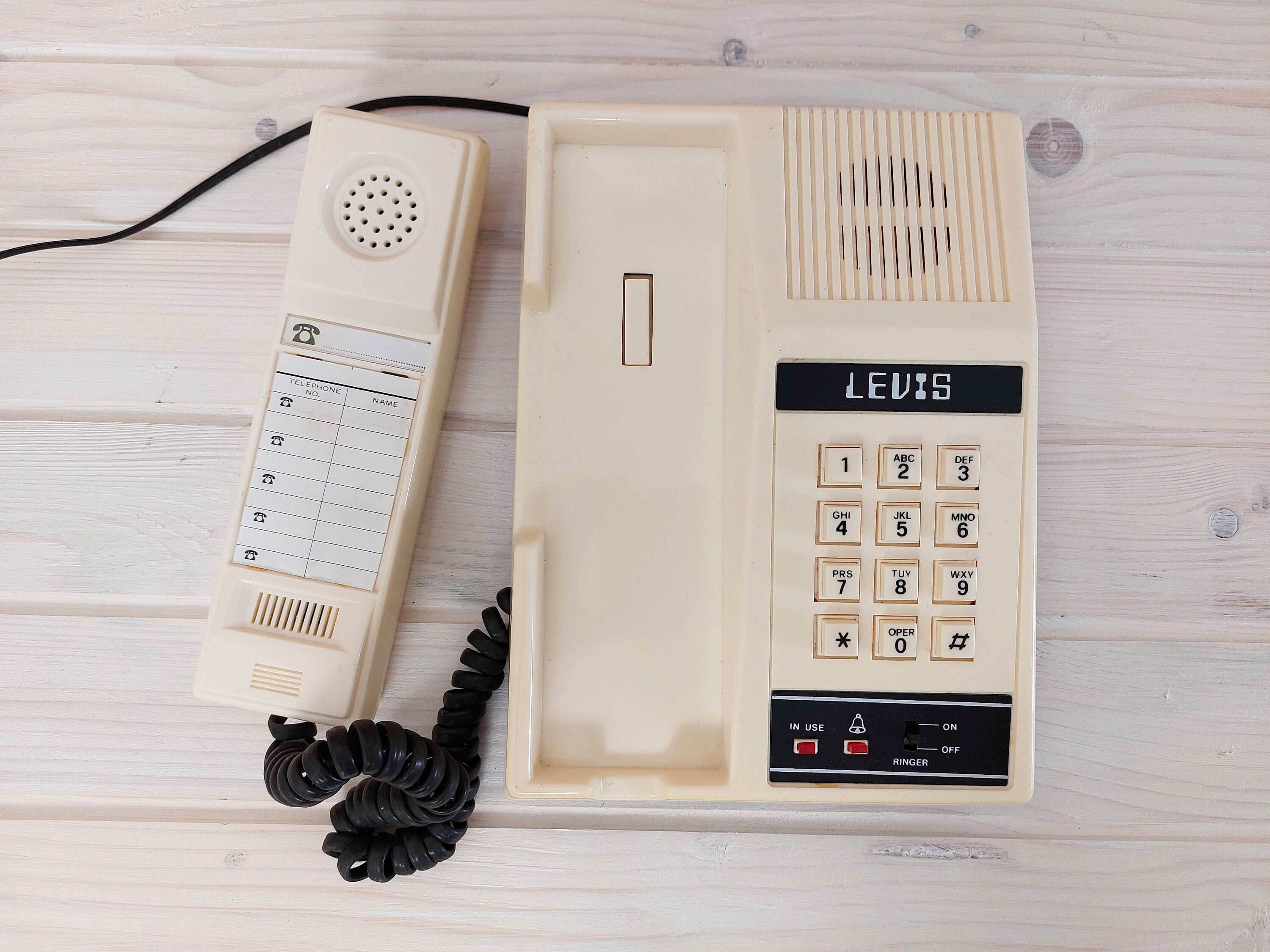 Vintage Telephone Levis 90-s Home Office Telephone - Etsy