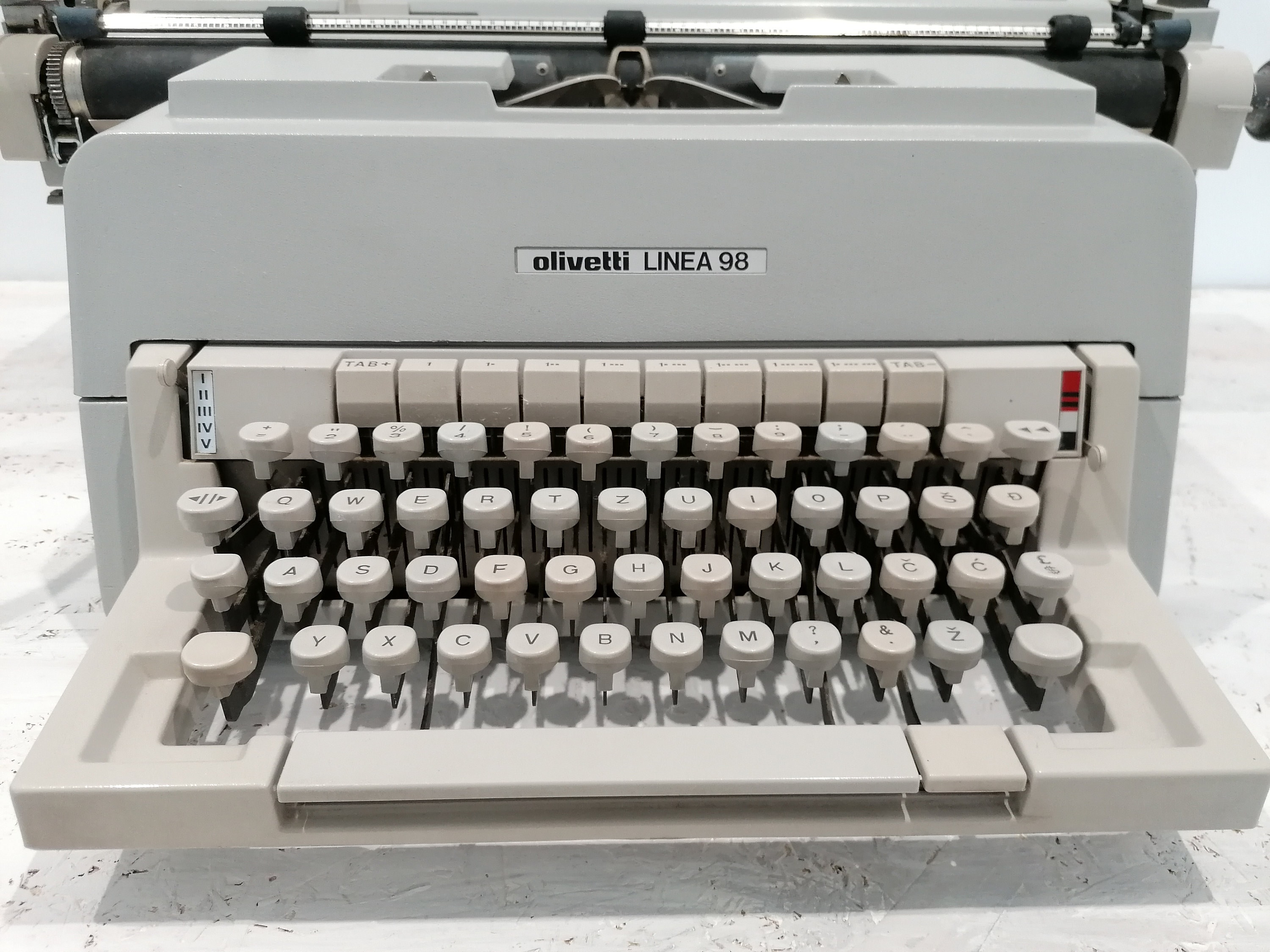 Vintage Typewriter Olivetti LINEA 98 Manual Typewriter - Etsy