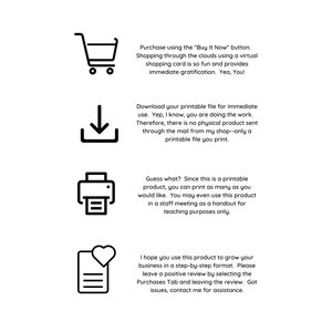 Printable Invoice and Tag Bundle Home Quilting Business Invoice Sales ...