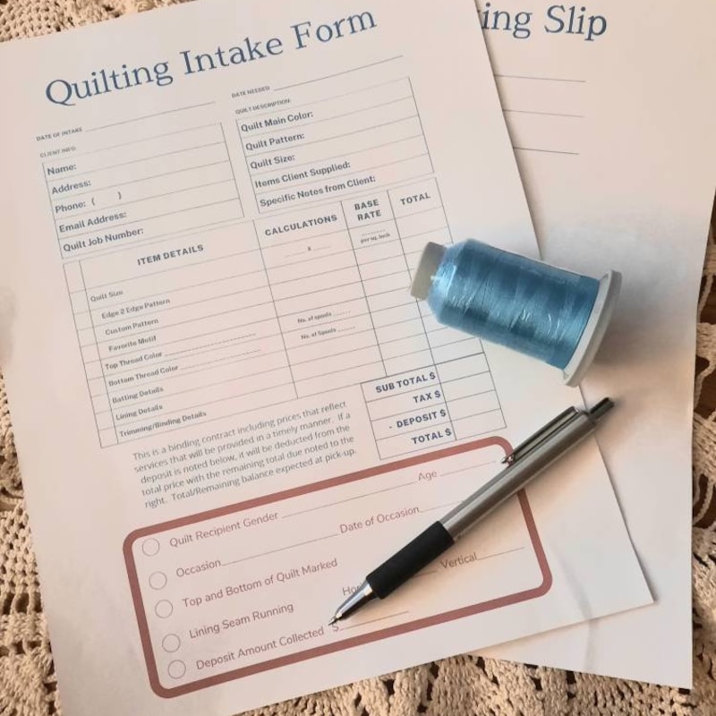 Quilting Contract - Etsy