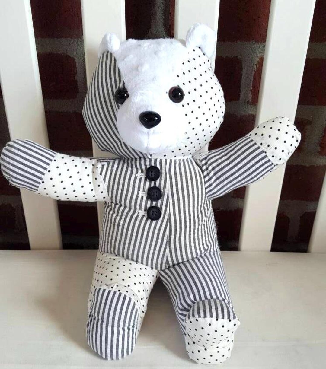 Memory Bear, in Memory Of, Keepsake Bear, Custom Teddy Bear, Memory ...