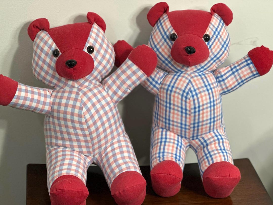 SALE! Memory Bear, Memory Stuffed Bear, Keepsake Bear, Remembrance Bear ...