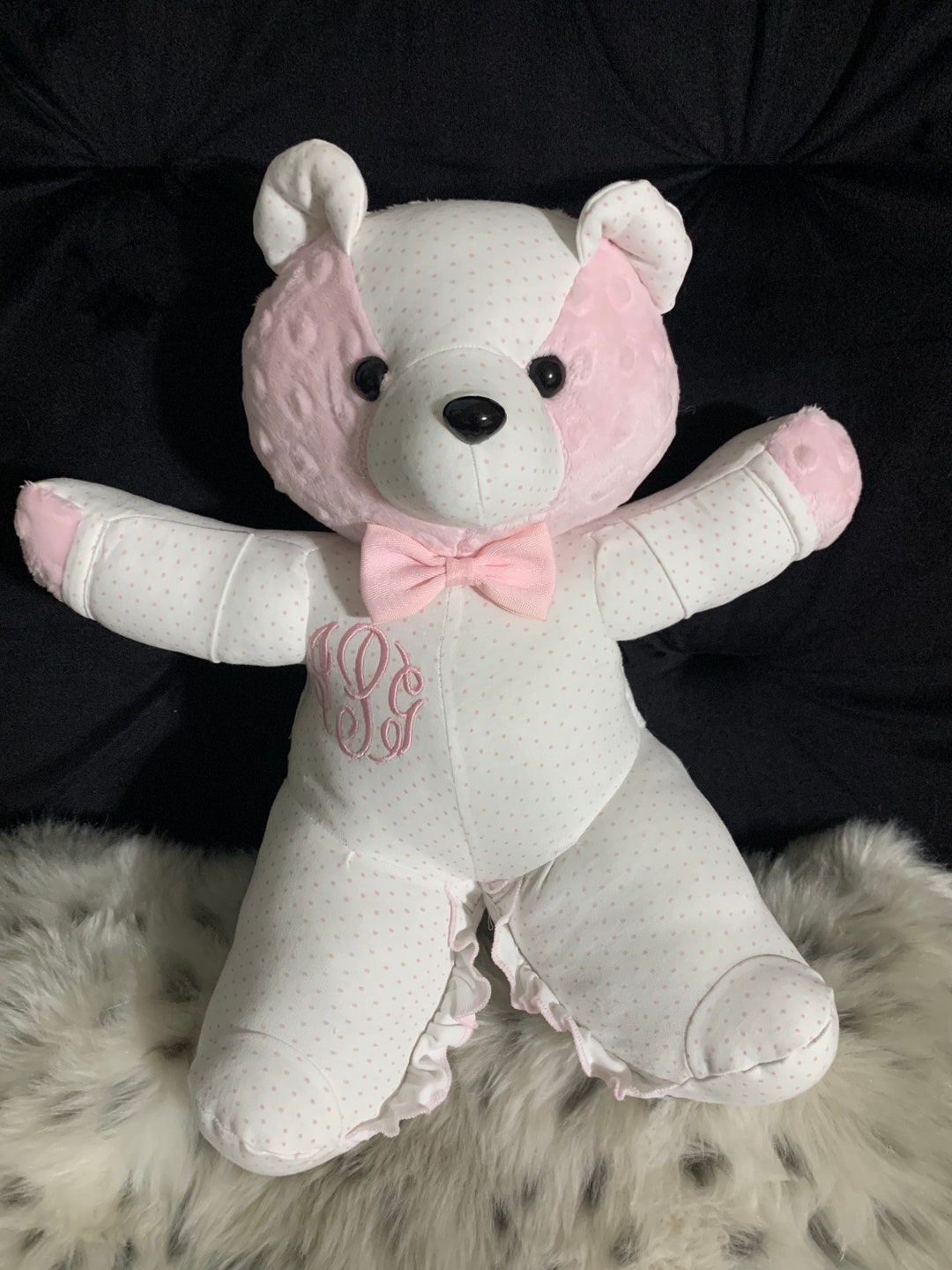Memory Bear - Personalized Remembrance Gift | Embroidered Keepsake From ...