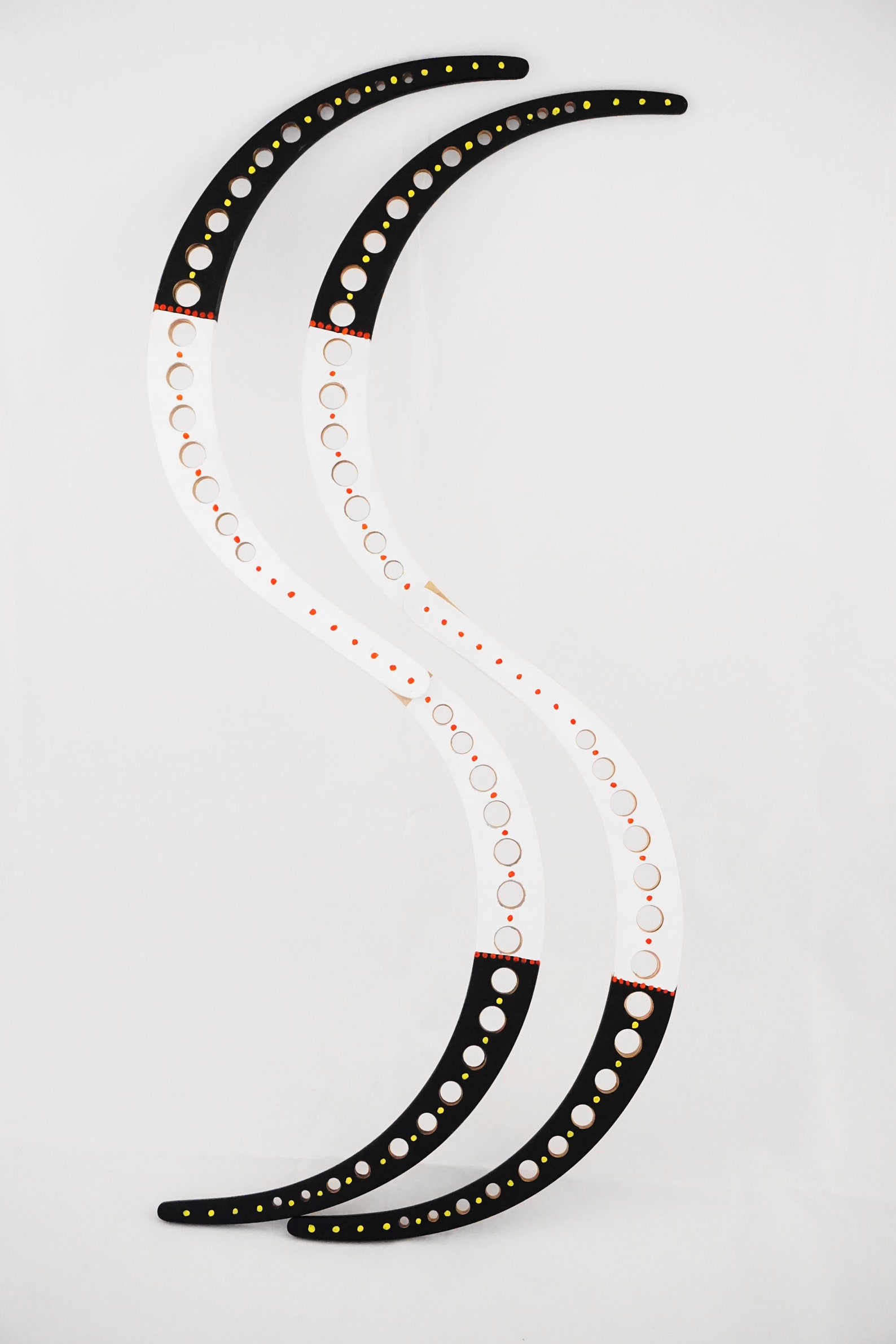 Buugeng Flow S Staff Bubbly Hand Painted 2 Colors - Etsy UK