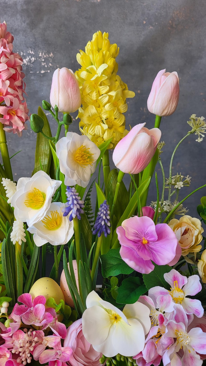 Luxury Large Spring Centerpiece, Floral Easter Centerpiece, Spring ...