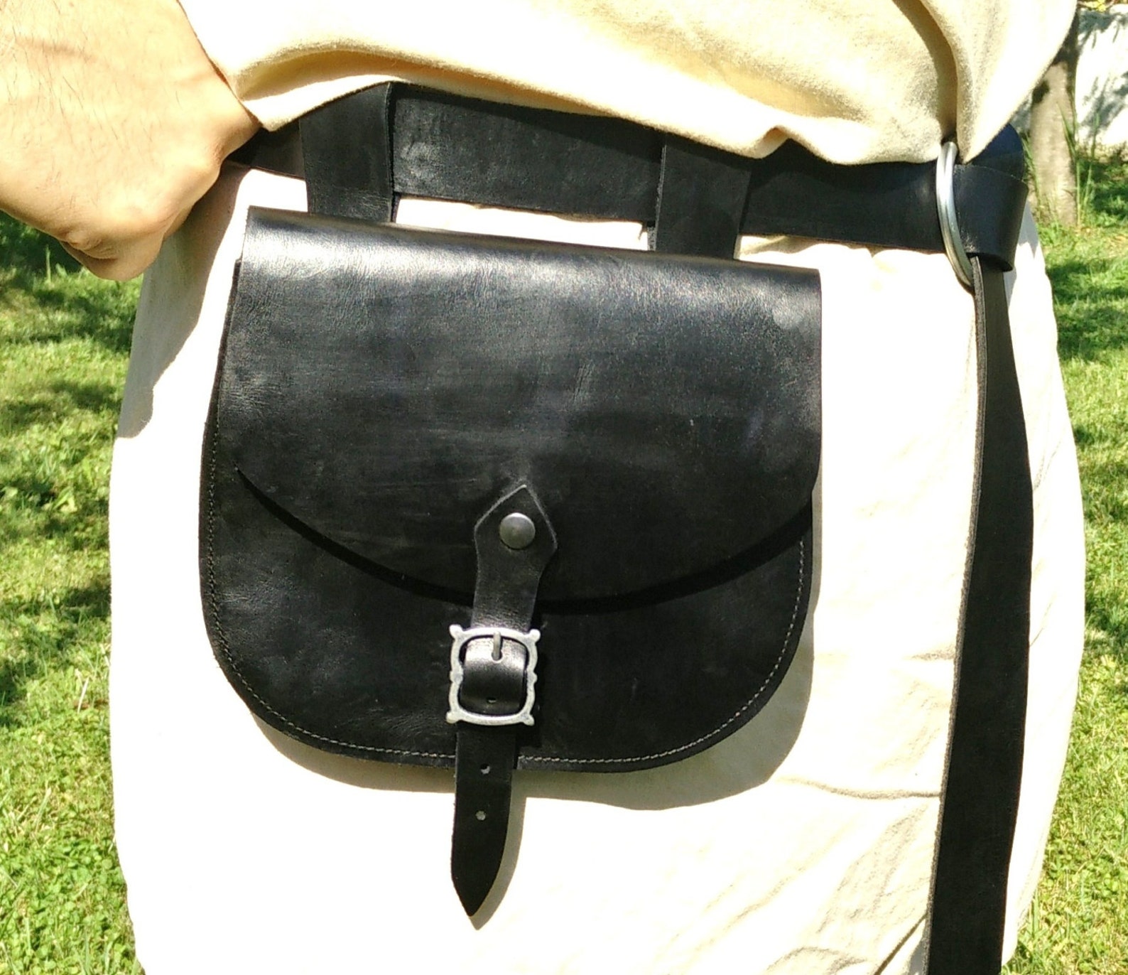 Medieval Belt Bag, Made in Leather, for Historical Costumes - Etsy