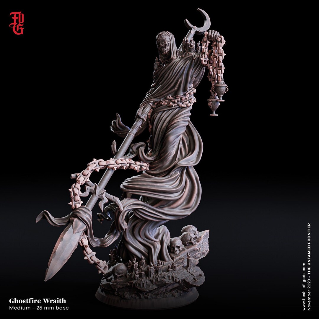 Ghostfire Wraith Pathfinder Roleplaying Dungeons and Dragons Tabletop ...