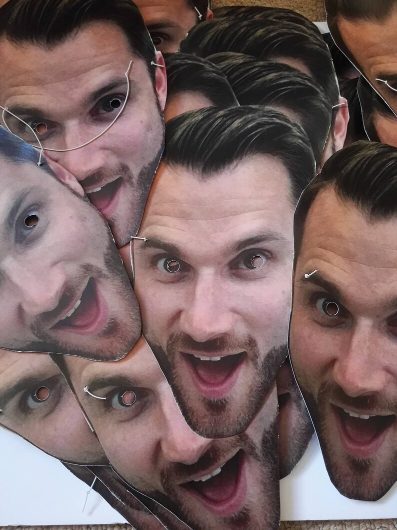 DIY Face Cut Out 10's Face Props Custom Made - Etsy