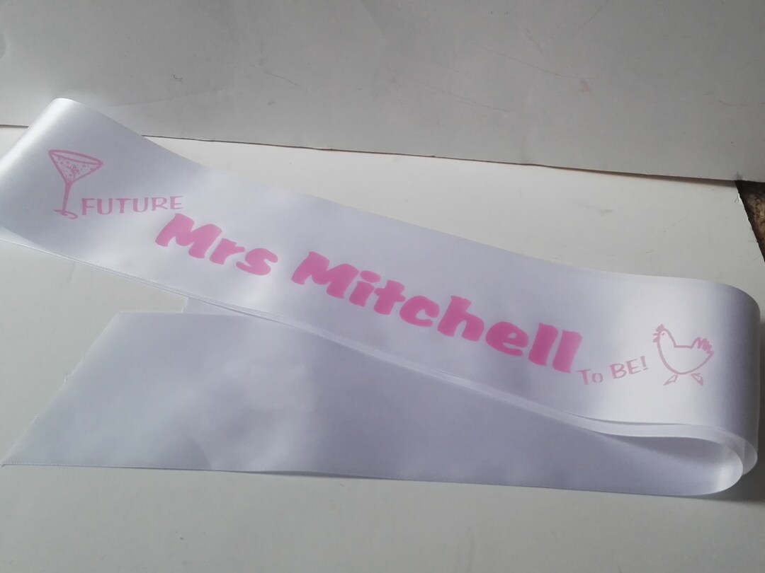 Custom Printed Sashes Sash Personalized Sashes Parties - Etsy