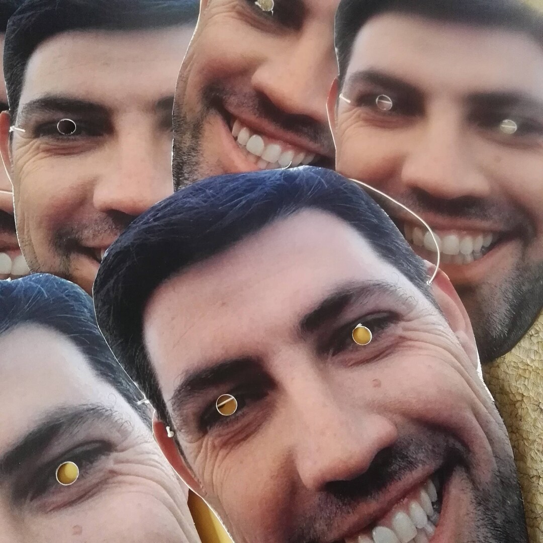 Photo Face Mask - Cut Out Face Props- Masks - Custom Made Personalized ...