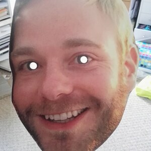 Face Cutout - Photo Face Mask - Head on a Stick - Personalized Life ...