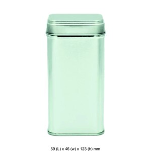 Tall Silver Rectangle Tins (5's) 3 Sizes Avail - Stackable Tins ...