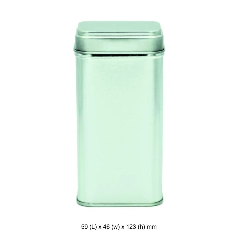 Tall Silver Rectangle Tins 5's 3 Sizes Avail Stackable - Etsy