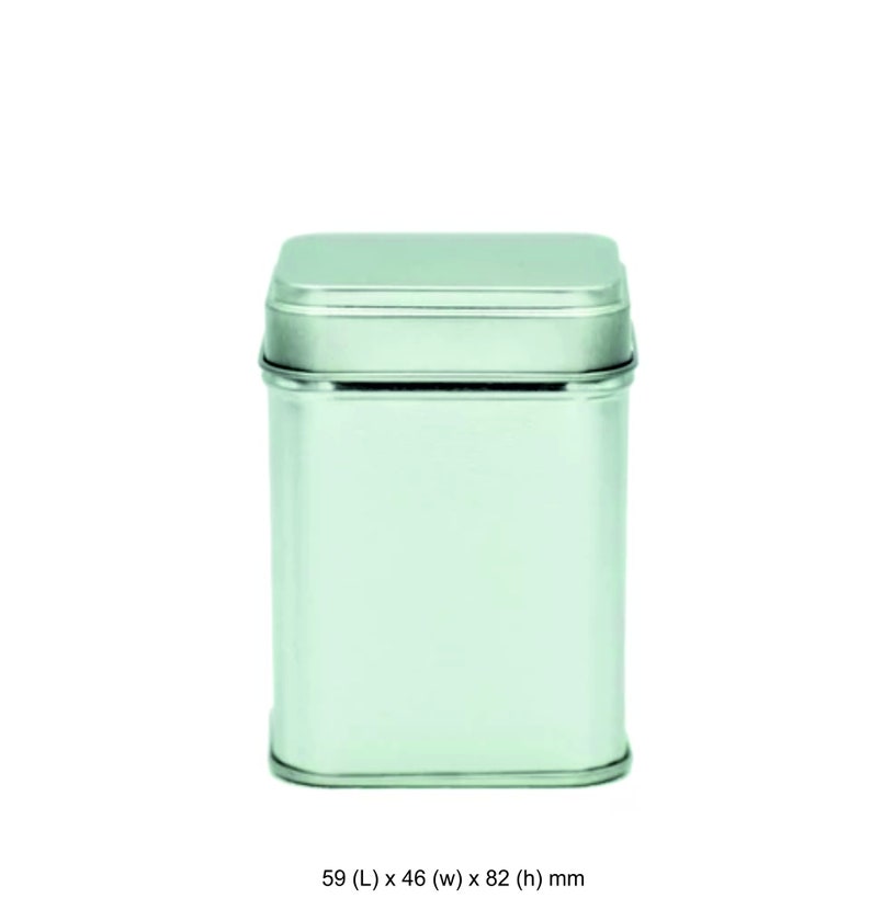 Tall Silver Rectangle Tins 5's 3 Sizes Avail Stackable - Etsy