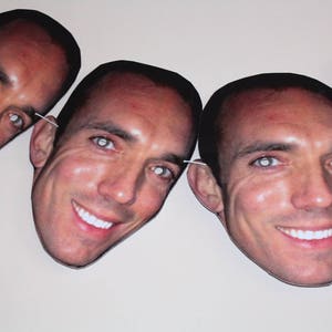 Face Mask Cut Out DIY (10's) - Face Props- Custom Made Personalized ...