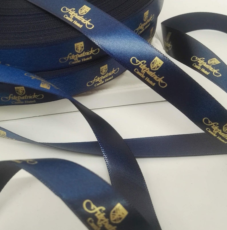 15mm Elegant Custom Printed Satin Ribbon personalised Ribbon - Etsy