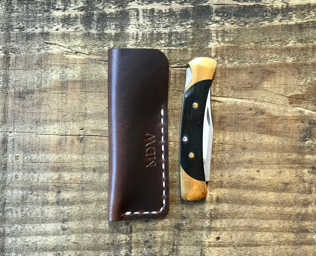 Cajun Pull Out Knife Slip | Saddle Leather Sheath | Victorinox | Cadet ...