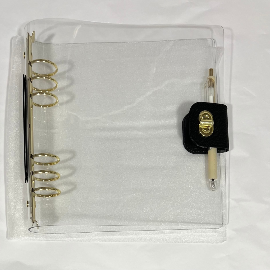 A5 Wide (7x8.6 Inches) Clear Planner Cover PVC Binder With Clasp ...