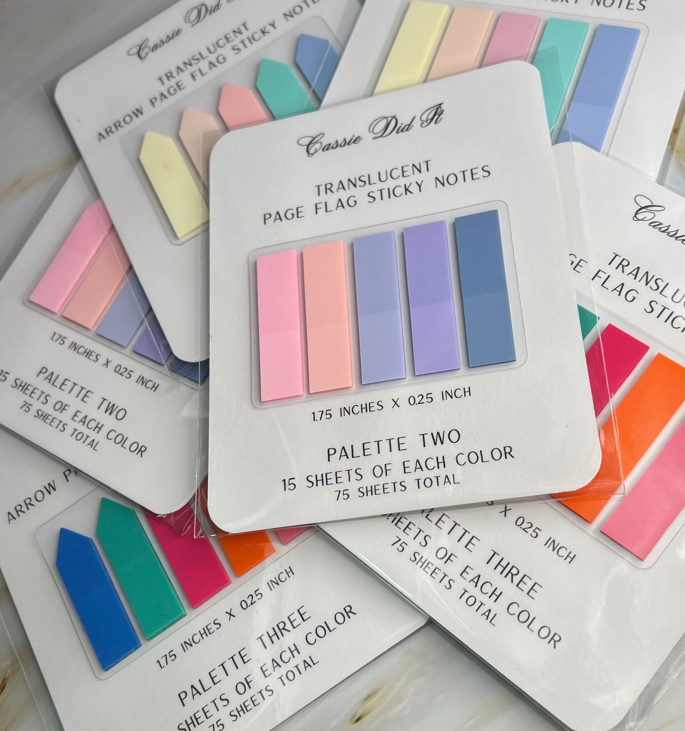 Page Flags Arrow Page Flags Pop-up Dispensed Page Flags - Etsy