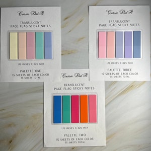Page Flags Arrow Page Flags Pop-up Dispensed Page Flags - Etsy