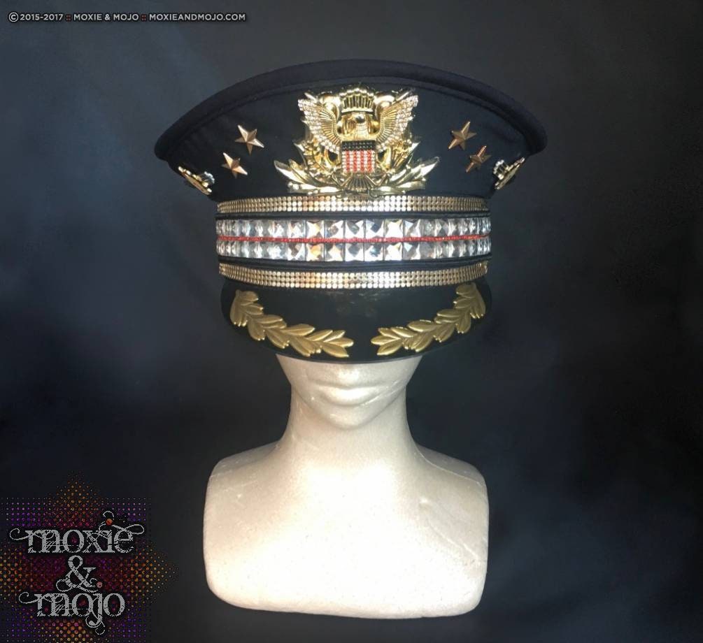 Captain's Hat: Military Admiral Decorated Soldier Hat - Etsy