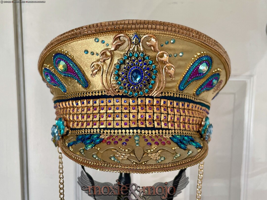 Colorful Captains Hat: Burning Man, Peacock, Military, Admiral ...