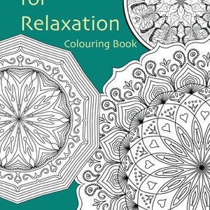Mandalas for Relaxation Adult Colouring in Book - Etsy