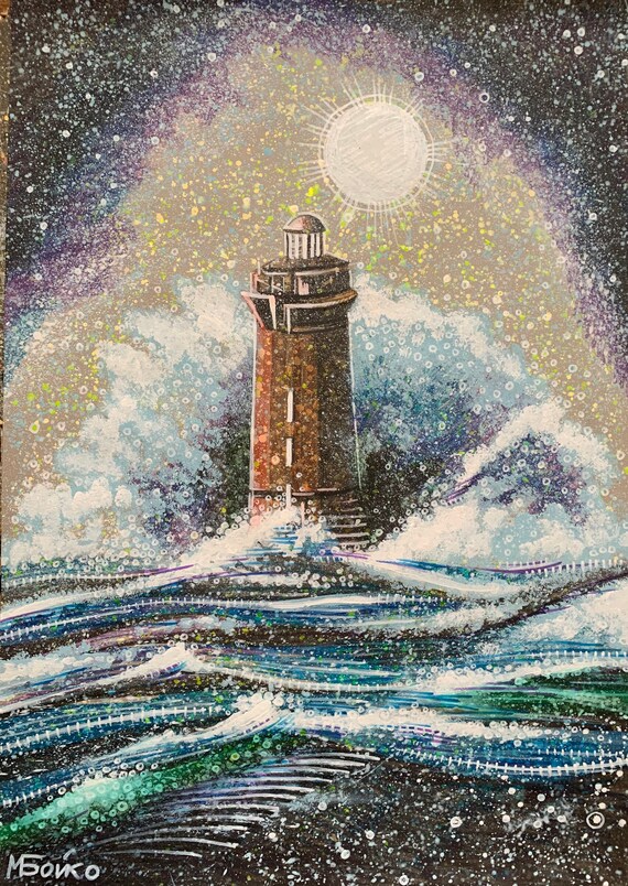 Lighthouse Drawing Color