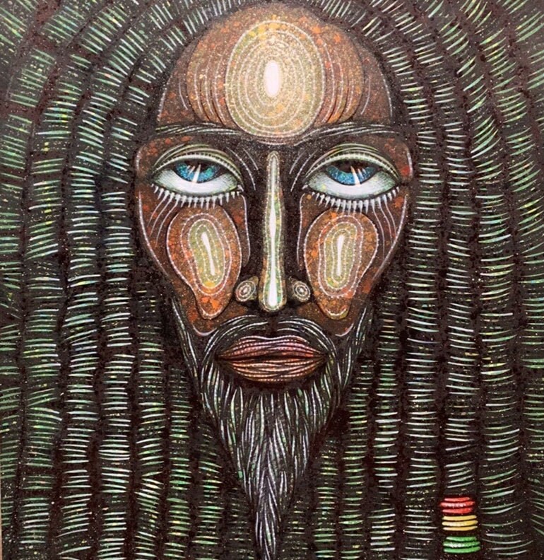 I'm Dreadlocks: ORIGINAL ART Acrylic Painting Color | Etsy