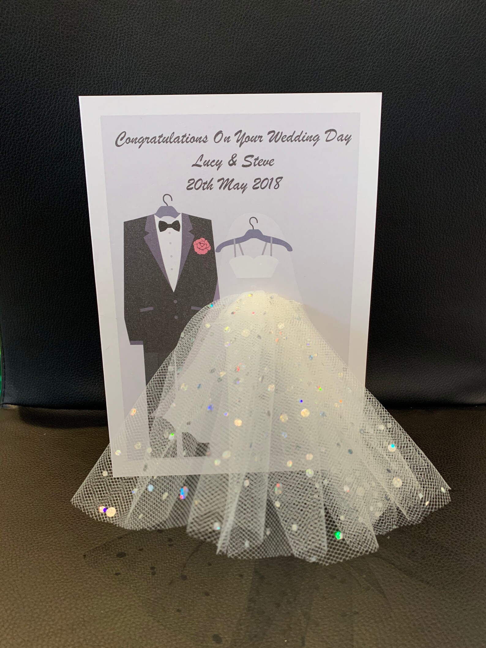 A5 Personalised Bride and Groom Wedding Congratulations Card - Etsy UK