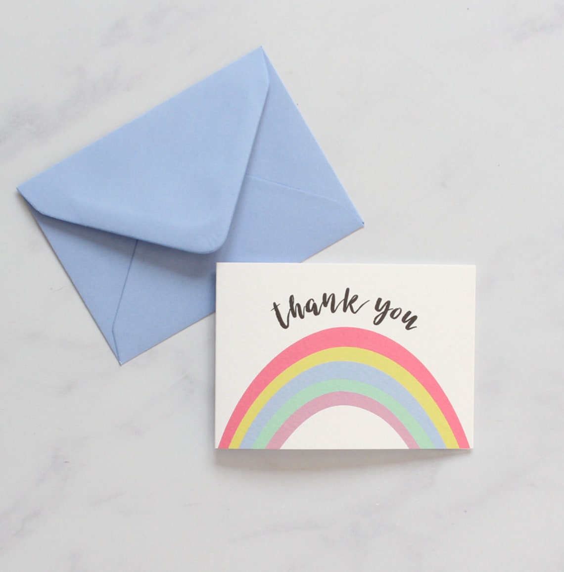 Mini Rainbow Card Pack X6 Sunshine & Rainbows Thank You - Etsy UK