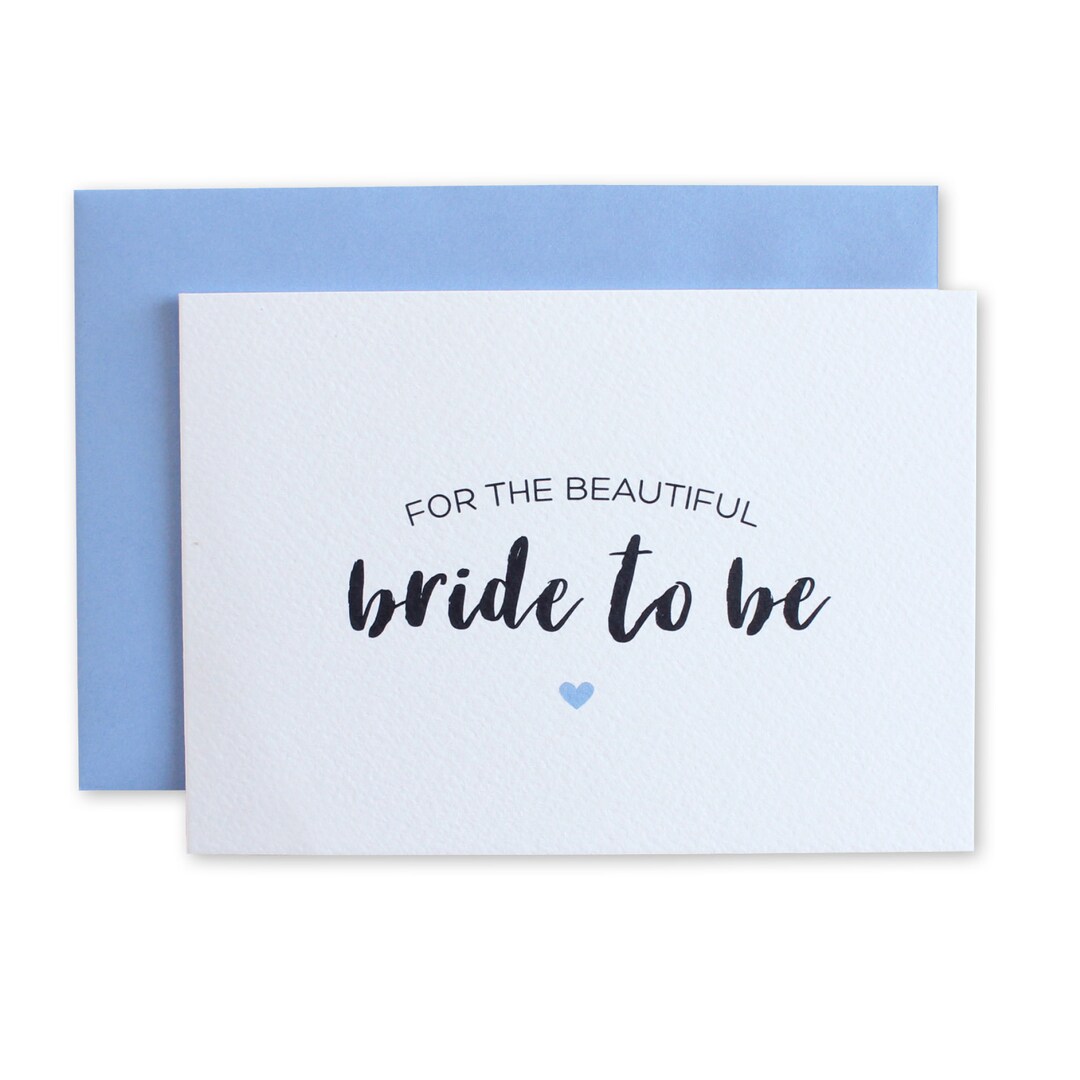 Bride To Be Karte - Für die schöne Braut Karte - Etsy.de