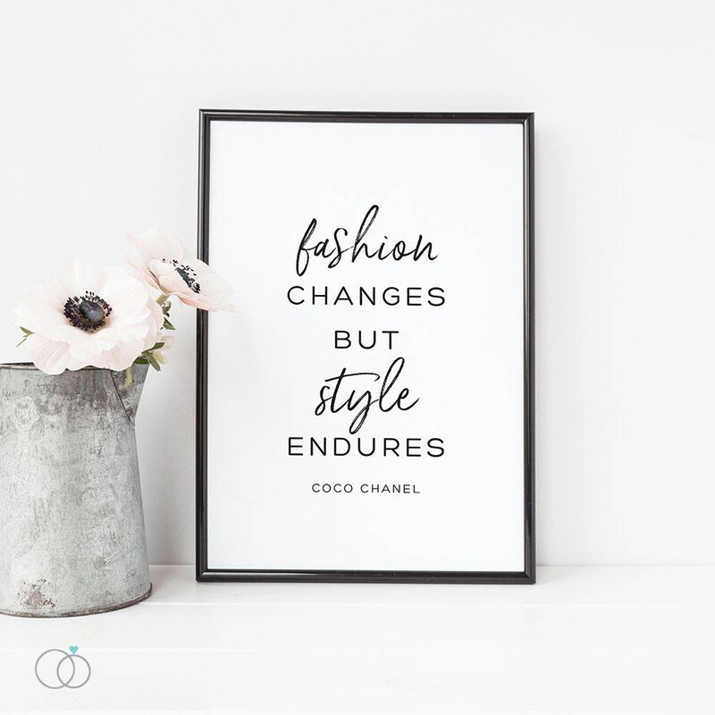 Coco Chanel Poster - Etsy